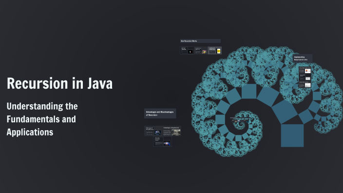 Recursion in Java by St. Jude's Computer Staff on Prezi