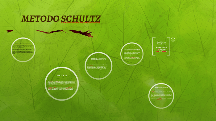 METODO SCHULTZ by anggie tatiana maldonado franco