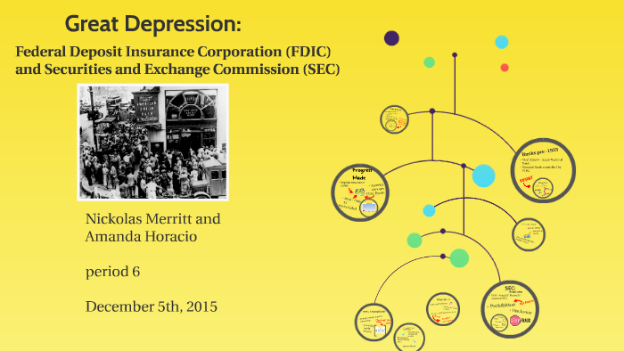 Great Depression: FDIC & SEC by nick merritt on Prezi