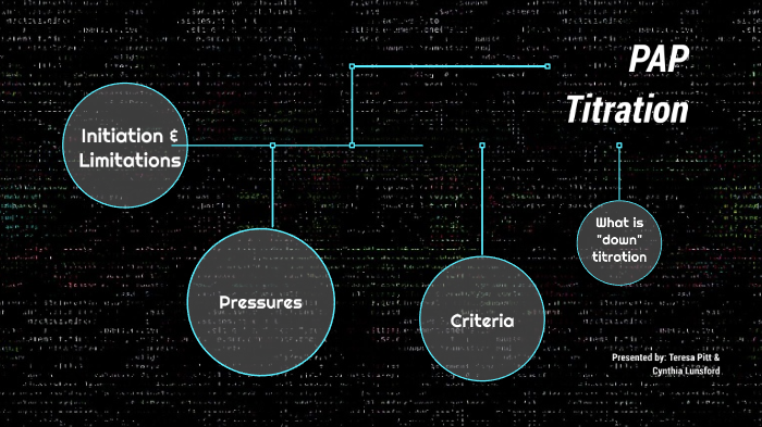 PAP TITRATION by Teresa Pitt on Prezi