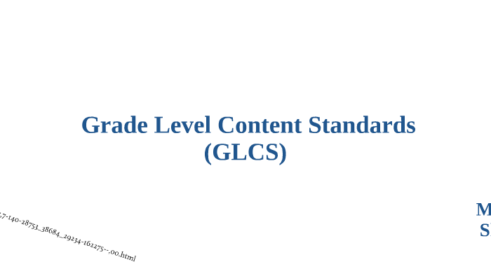 Day 3 Grade Level Content Standards and Motor Skills by Aaron Chalker ...