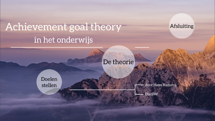 Achievement Goal Theory by Haye Kamstra on Prezi