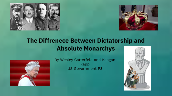Period 5 / Keagan Rapp, - The Diffrenece Between Dictatorship and ...