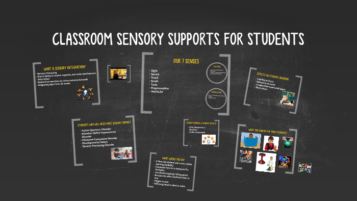 CLASSROOM SENSORY SUPPORTS FOR STUDENTS by on Prezi