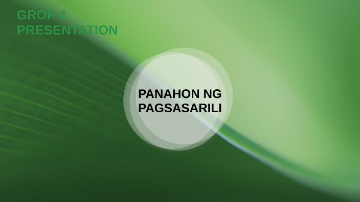 panahon ng pagsasarili by Evrein Avelino on Prezi