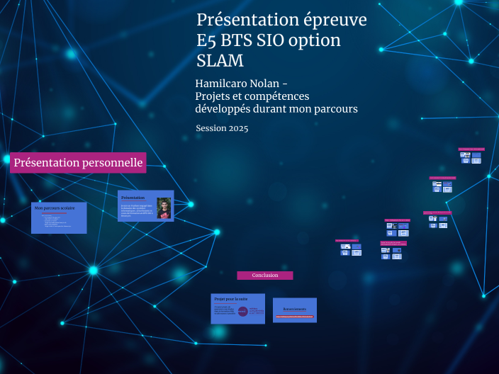 Présentation épreuve E5 BTS SIO option SLAM by Nolan Hamilcaro on Prezi