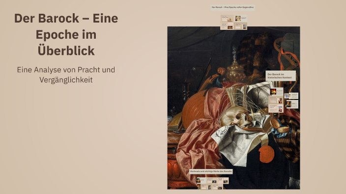 Der Barock – Eine Epoche im Überblick by FD on Prezi