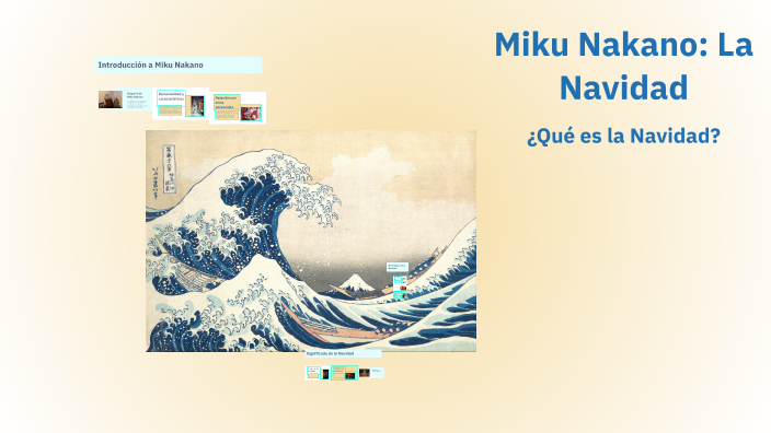 Miku Nakano: La Navidad by brian pasache sulca on Prezi