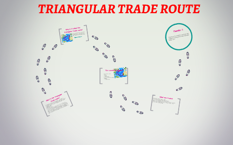 TRIANGULAR TRADE ROUTE by Rachel Daisy