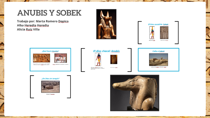 ANUBIS Y SOBEK by ACEA AliciaCarmenElenaAlba on Prezi