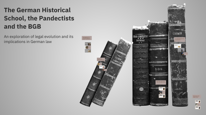 The German Historical School, the Pandectists and the BGB by María ...