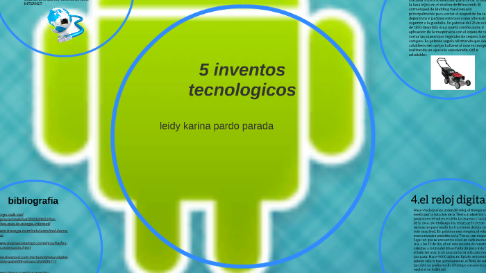 5 inventos tecnologicos by leidy karina pardo parada on Prezi