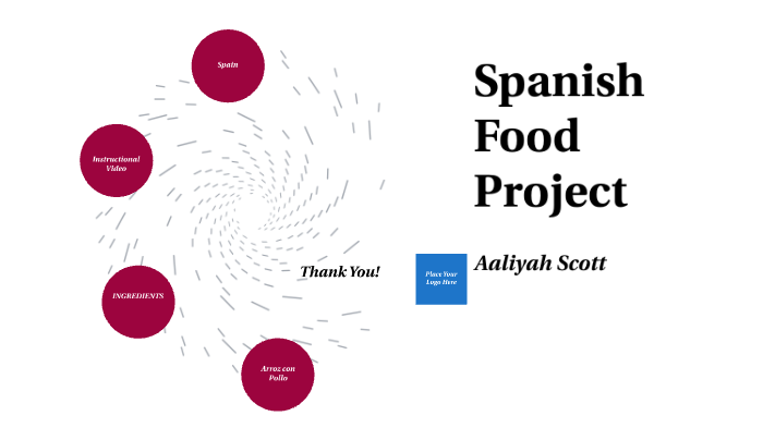 Spanish Menu Project Template
