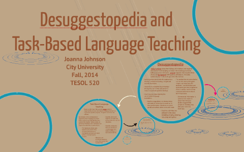 Task-Based Language Teaching and Desuggestopedia by joanna johnson on Prezi