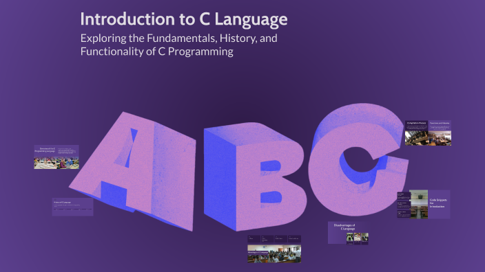 Introduction to C Language by Dileep Kumawat on Prezi