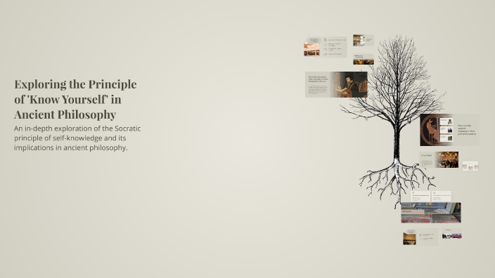 Exploring the Principle of 'Know Yourself' in Ancient Philosophy by ...
