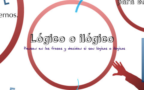 Lógico vs. ilógico by Molly May on Prezi