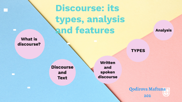Discourse: its types analysis and features by Maftuna Qodirova on Prezi