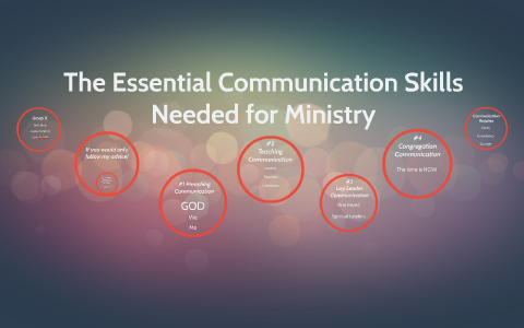 The Essential Communication Skills Needed for Ministry by on Prezi