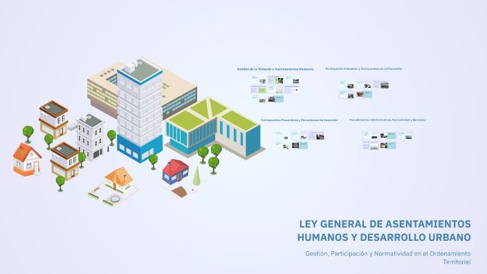 LEY GENERAL DE ASENTAMIENTOS HUMANOS, ORDENAMIENTO TERRITORIAL Y ...