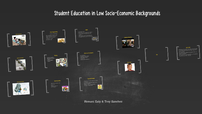 Student Education in Low-Socio Economic Backgrounds by Troy Dominic ...
