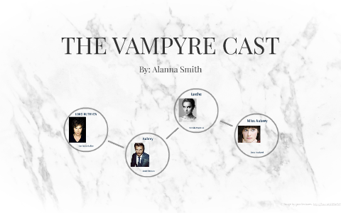 THE VAMPYRE CAST by Alanna Smith on Prezi