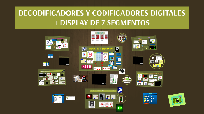 >> DECODIFICADORES Y CODIFICADORES DIGITALES - DISPLAY 7 SEGMENTOS by ...