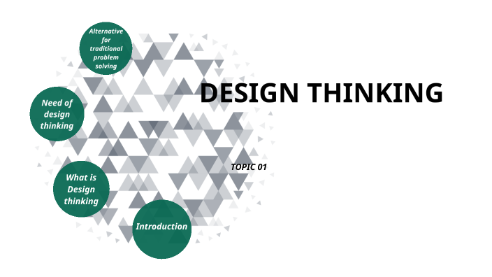 Introduction and need of design thinking over traditional problem ...