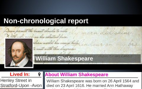 William Shakespeare by maria zeolla on Prezi