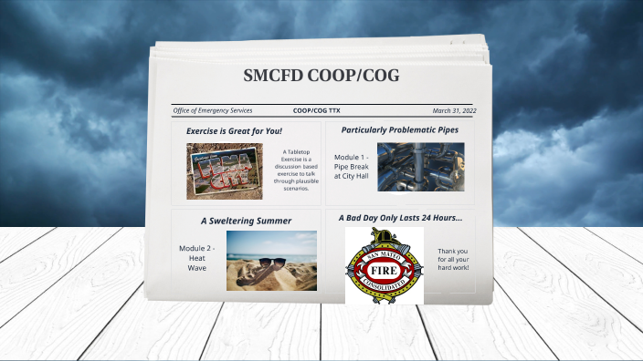 2022 COOP/COG TTX - SMCFD by SMCFire OES on Prezi