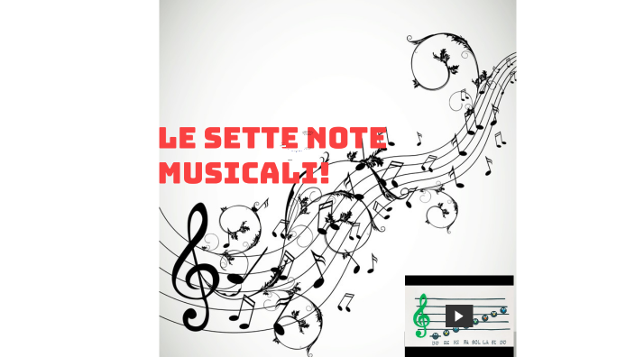 Le 7 note musicali by on Prezi