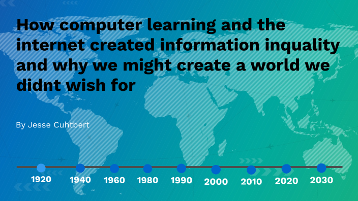 How the internet and computer learning created a world with information ...
