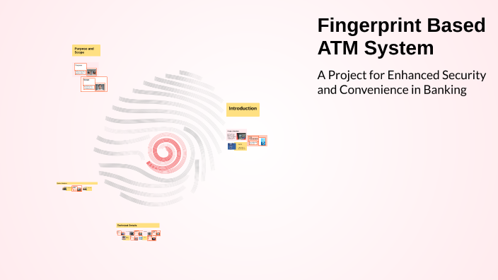 Fingerprint Based ATM System by c savanth on Prezi