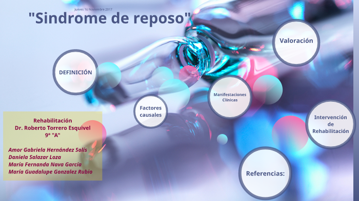 SÍNDROME DE REPOSO PROLONGADO by Gabriela Hernandez Solis on Prezi