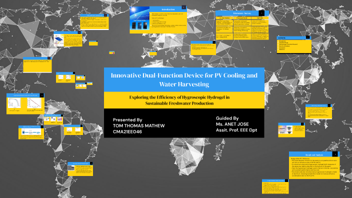 Innovative Dual-Function Device for PV Cooling and Water Harvesting by ...