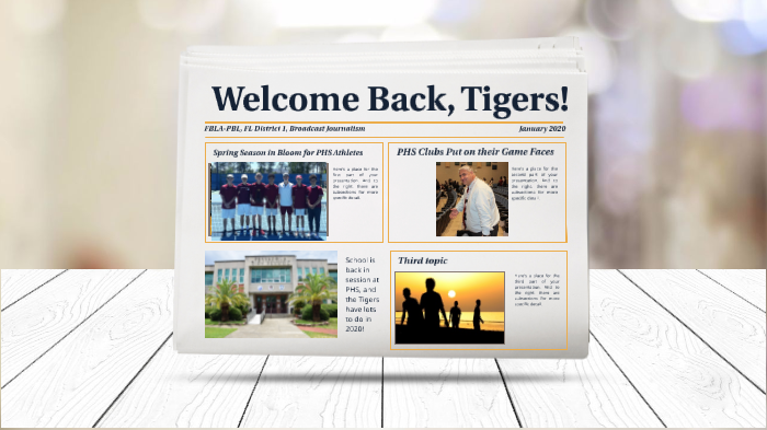 Broadcast Journalism - FBLA by Adele Dorion on Prezi