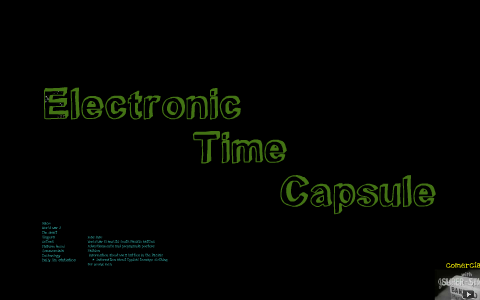 electronic time capsule by mariana cortes on Prezi