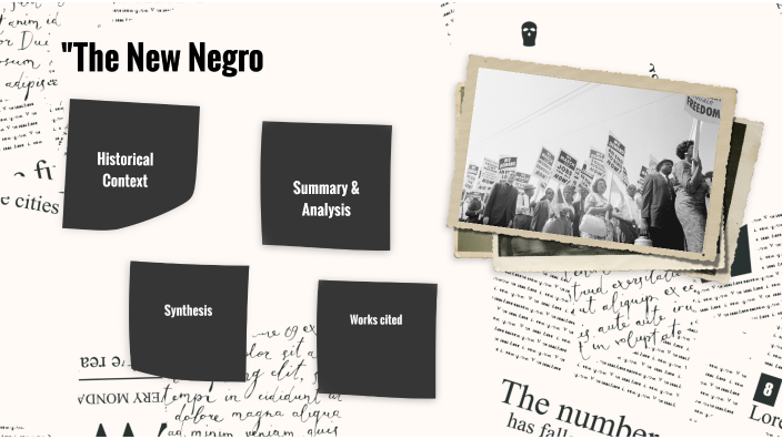 "The New Negro" - Alain Locke by NyShawn Johnson on Prezi