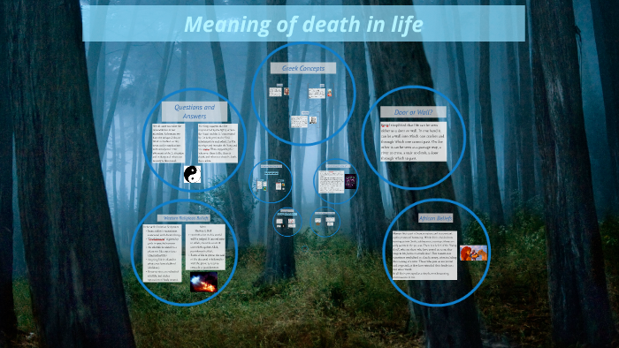 Meaning of death in life by on Prezi
