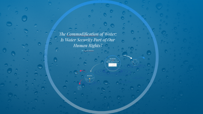 The Commodification of Water: Is Water Security Part of Our by ghaida ...