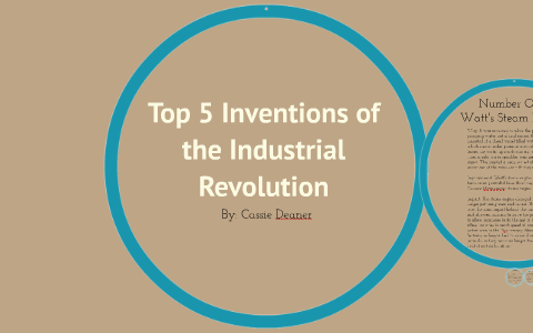 Top 5 Inventions of the Industrial Revolution by Cassie Deaner xD on Prezi
