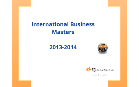 Master Program @ IBS by Hanze University IBS on Prezi