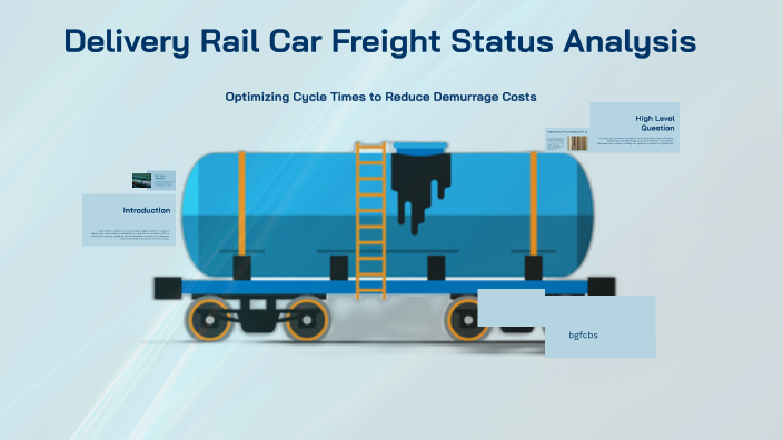 Delivery Rail Car Freight Status Analysis by Akshita Gajengi on Prezi