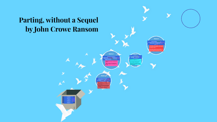 AP Lit Presentation (Parting without a sequel, by John Crowe Ransom by ...