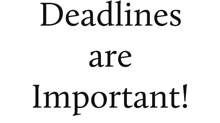 Deadlines Are Good By Jonathan Adams On Prezi
