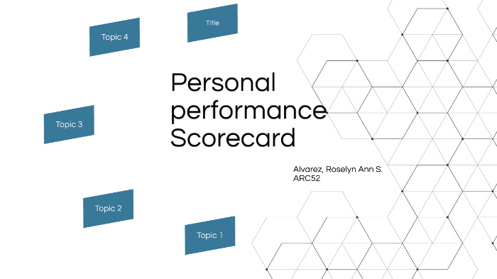 Personal Scorecard by Ann Alvarez on Prezi