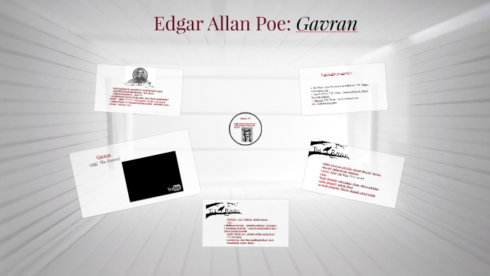 Edgar Allan Poe: Gavran by Tanja Serdarević on Prezi