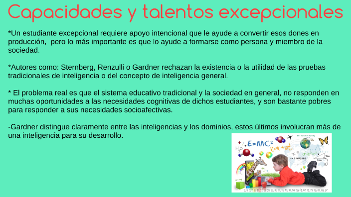 Capacidades y Talentos Excepcionales by Angela Novoa on Prezi