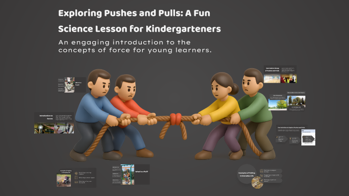 Exploring Pushes and Pulls: A Fun Science Lesson for Kindergarteners by ...