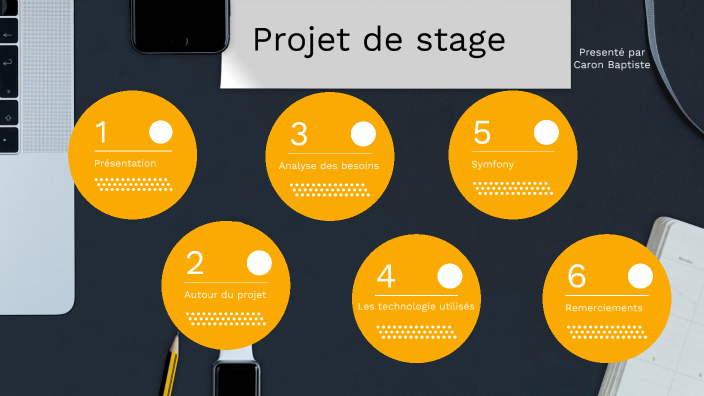 Projet de stage présentation by baptiste caron on Prezi
